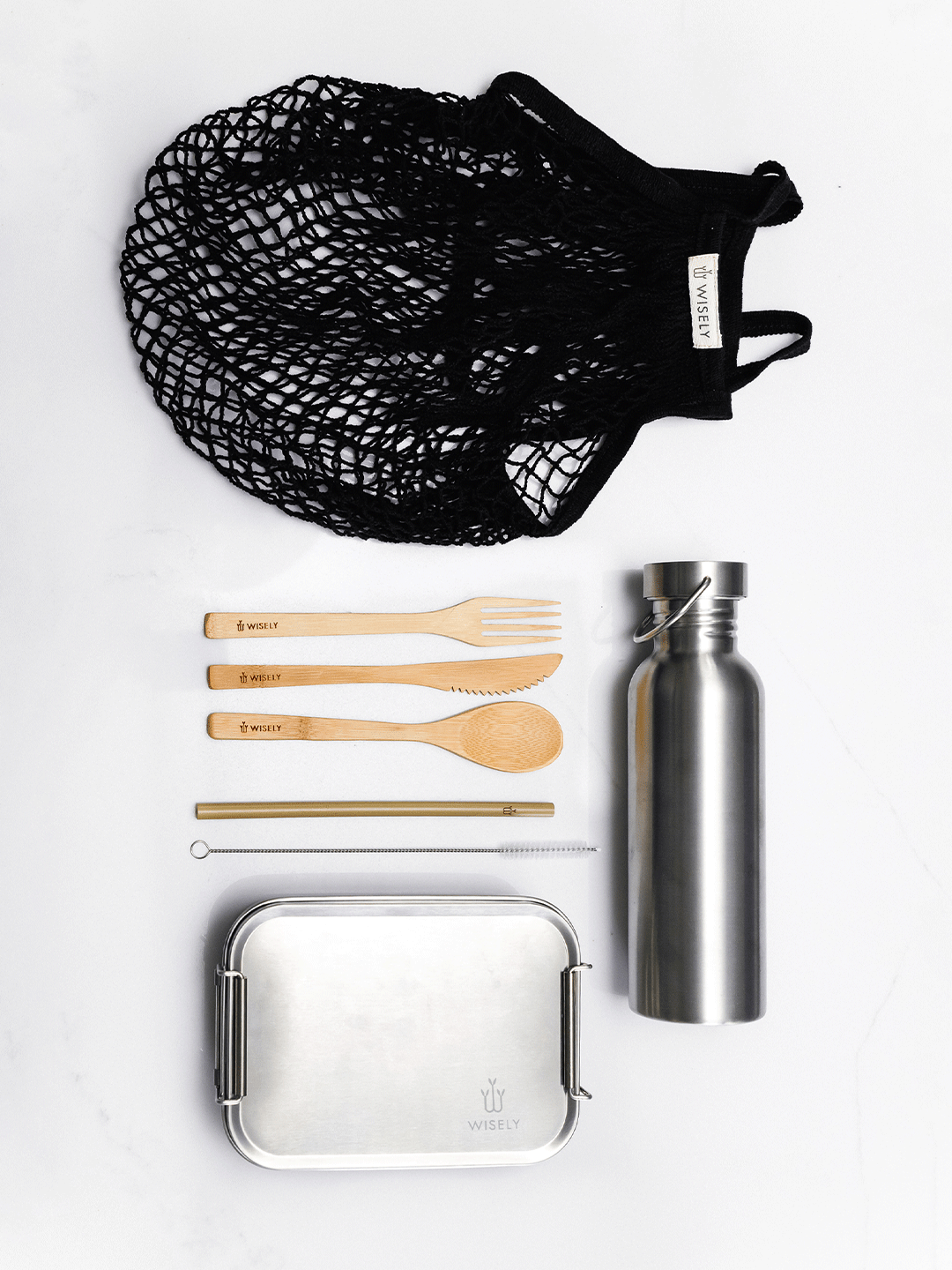 URBAN LIFE KIT - Bamboo & Stainless Steel - Wisely Market - Belgium ...